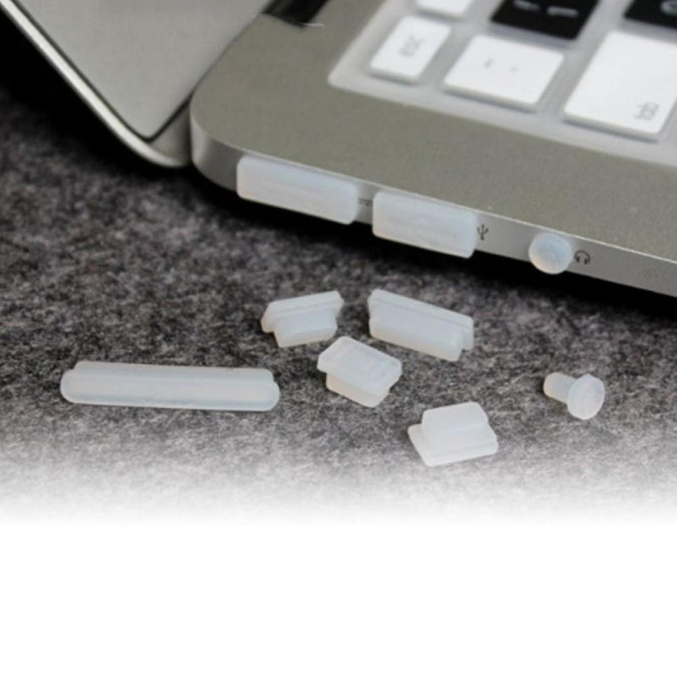 Set 32 dopuri acoperitoare silicon protectie porturi PC laptop🔌 anti ...