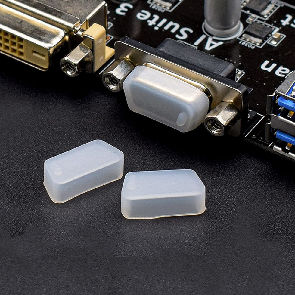 Set 32 dopuri acoperitoare silicon protectie porturi PC laptop🔌 anti ...